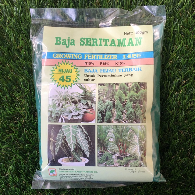Fertiland Growing Fertilizer Green 45 生长肥料400g | Shopee Malaysia