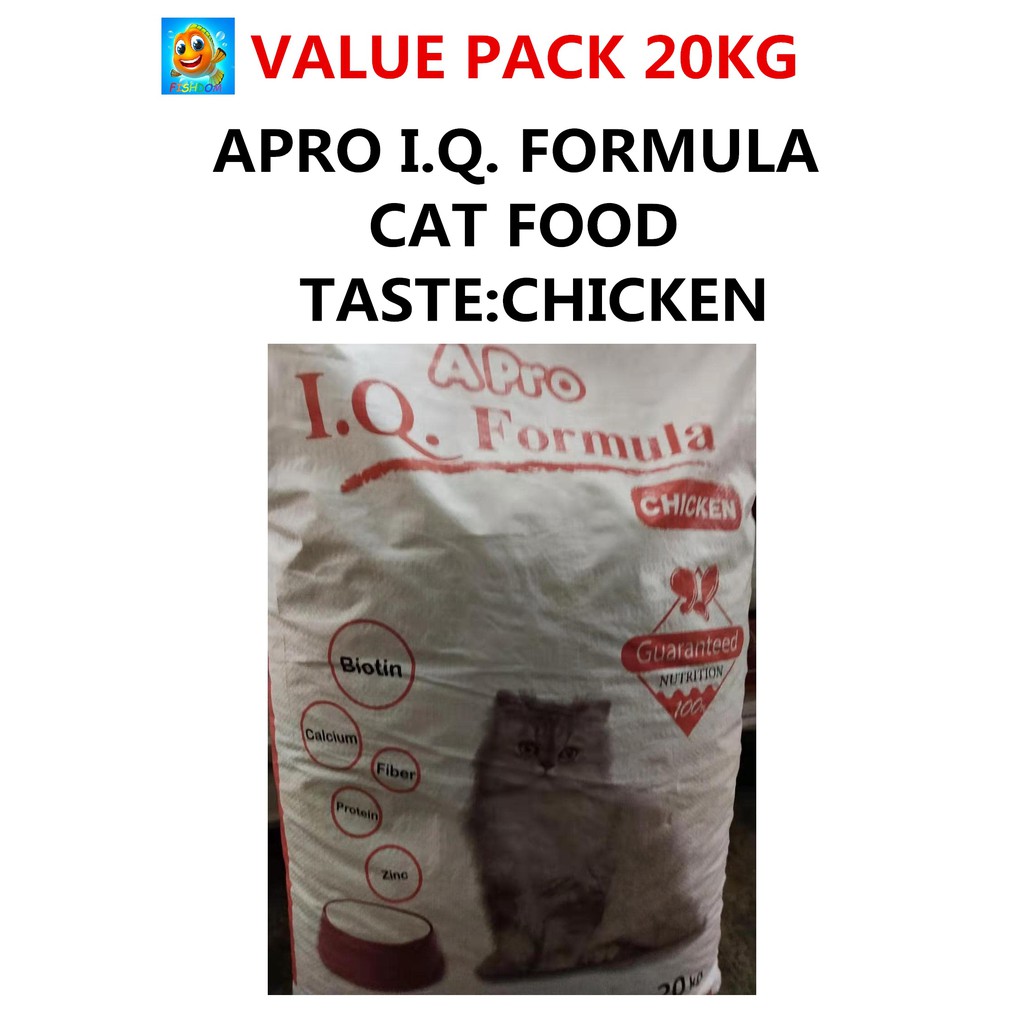 VALUE PACK 20KG APRO I.Q. FORMULA CHICKEN CAT FOOD | Shopee Malaysia