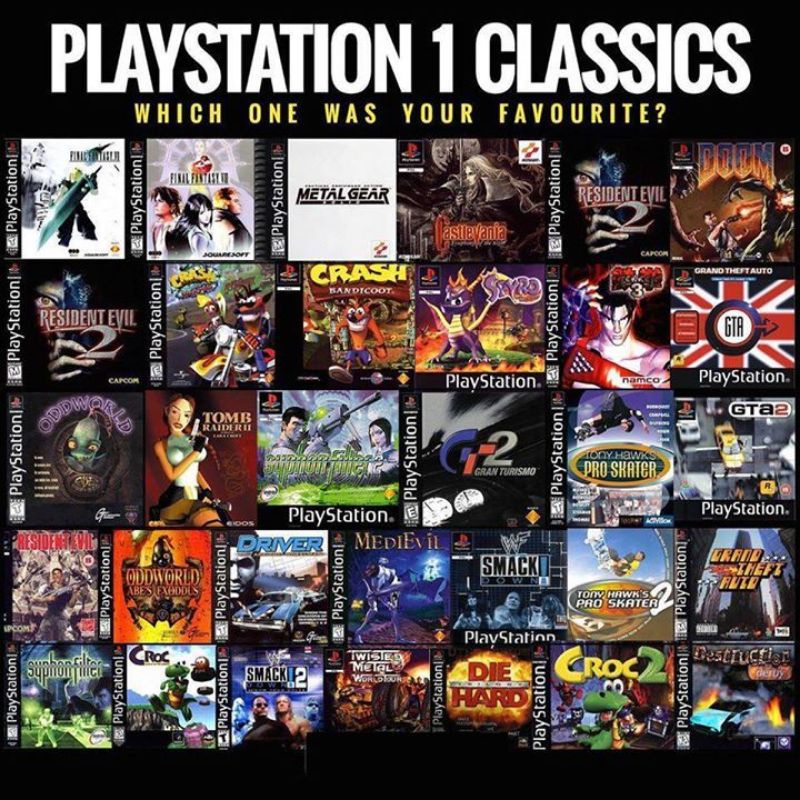 Ready Stock PS1 GAMES CD VCD Just Name It We Prepare And Send It To