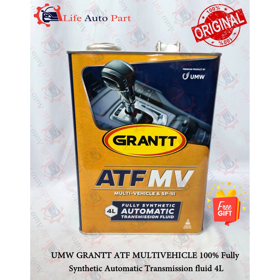 ORIGINAL UMW GRANTT ATF MV Fully Synthetic Automatic Transmission Fluid ...