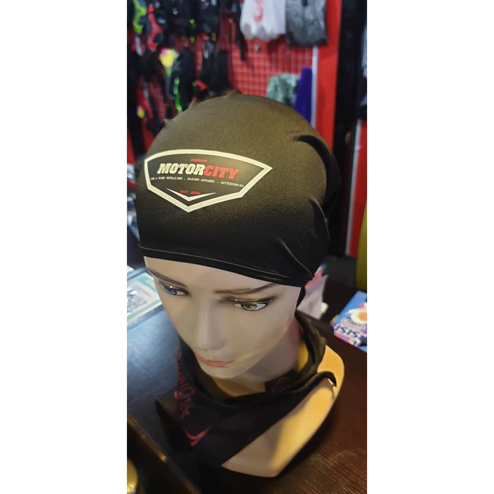 SKULL CAP SCOOL CAP SCARF HEAD BUFF MOTORCITY SPECIAL VERSION | Shopee ...