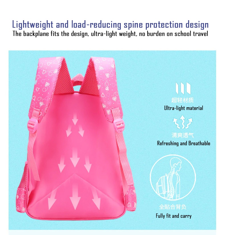 EZYLITTLES School Bag Kids Children Backpack Beg Sekolah perempuan ...