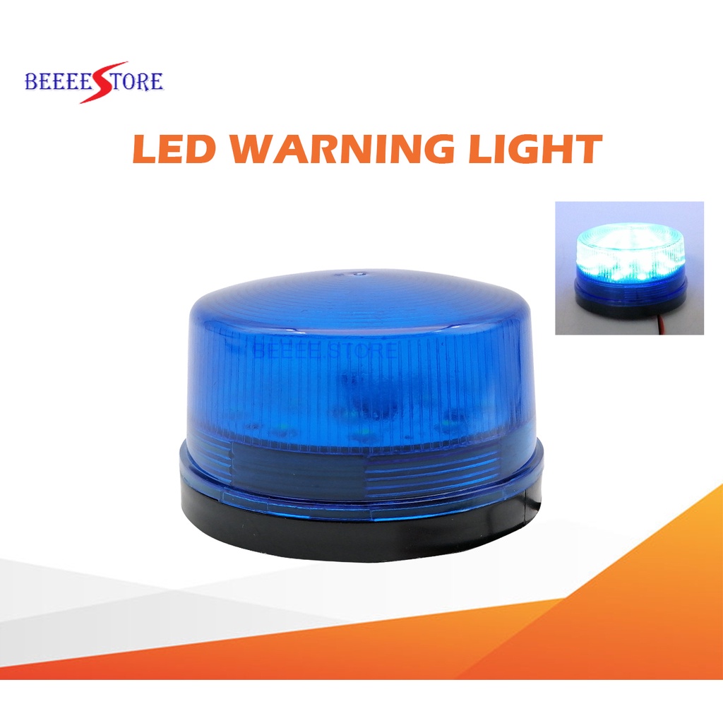 [Ready Stock] LED WARNING LIGHT BLUE LIGHT Flash Strobe Warning Light ...