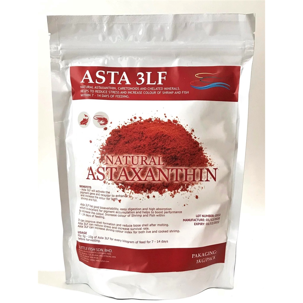 [AQUACULTURE USE] Astaxanthin ASTA 3LF 1KG Pack Powder | Shopee Malaysia