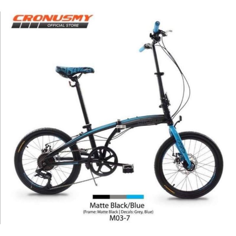 20" CRONUS FOLDING BIKE WITH 9 SPEED | Shopee Malaysia