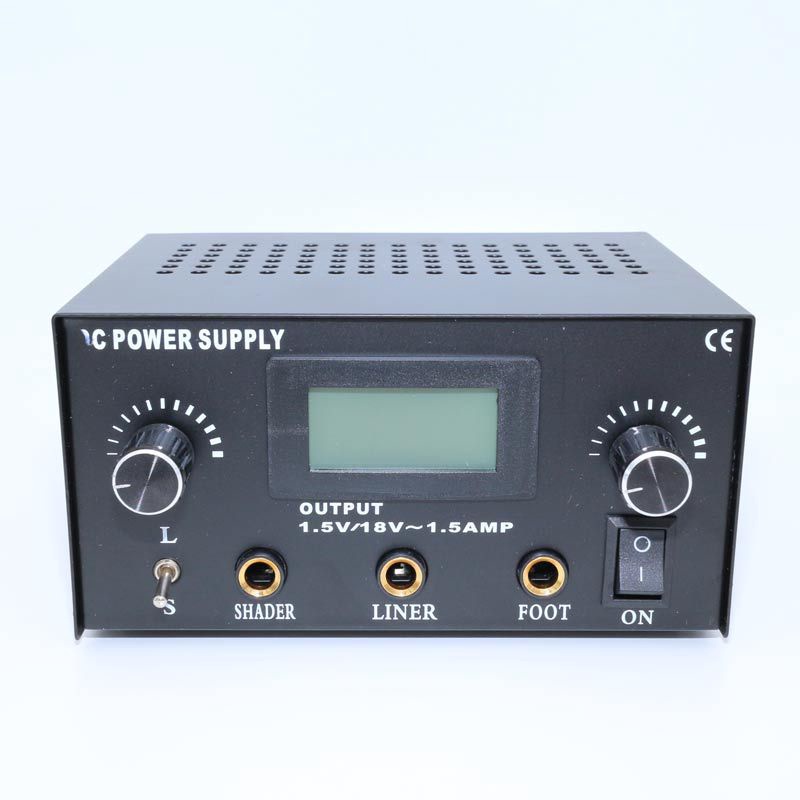 Kissure Professional Tattoo Power Supply LCD Display Tattoo Regulator ...