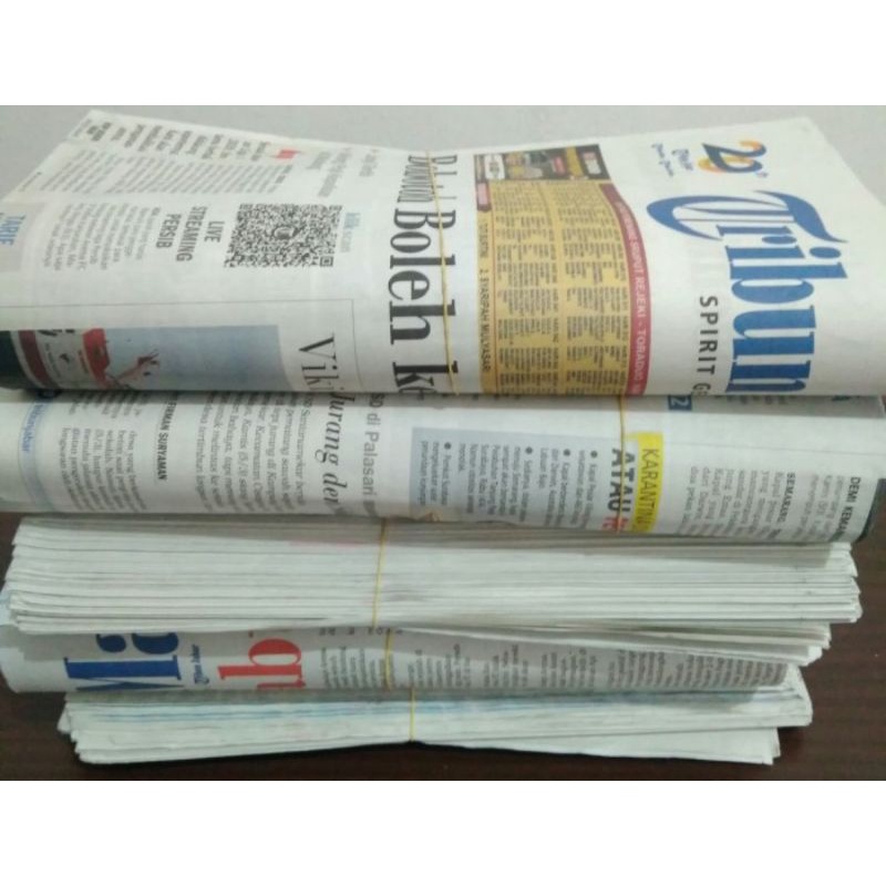 Newspaper Used Newspaper Newspaper 1 kg (Korean) | Shopee Malaysia