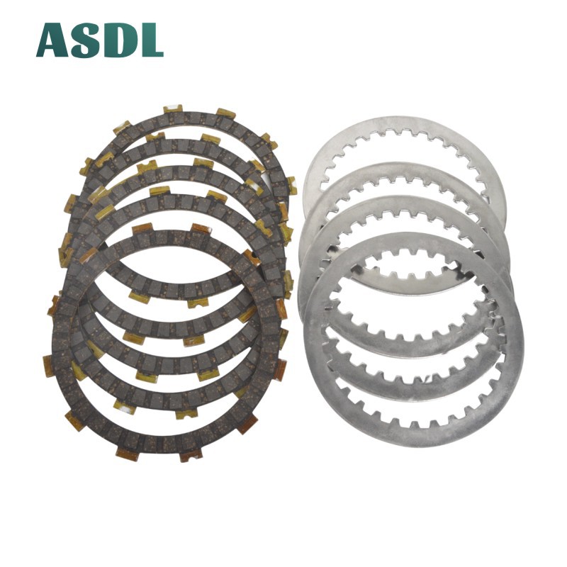 ASDL 9pcs Motorcycle Clutch Plate for KAWASAKI EL250 Eliminator GPX250R ...