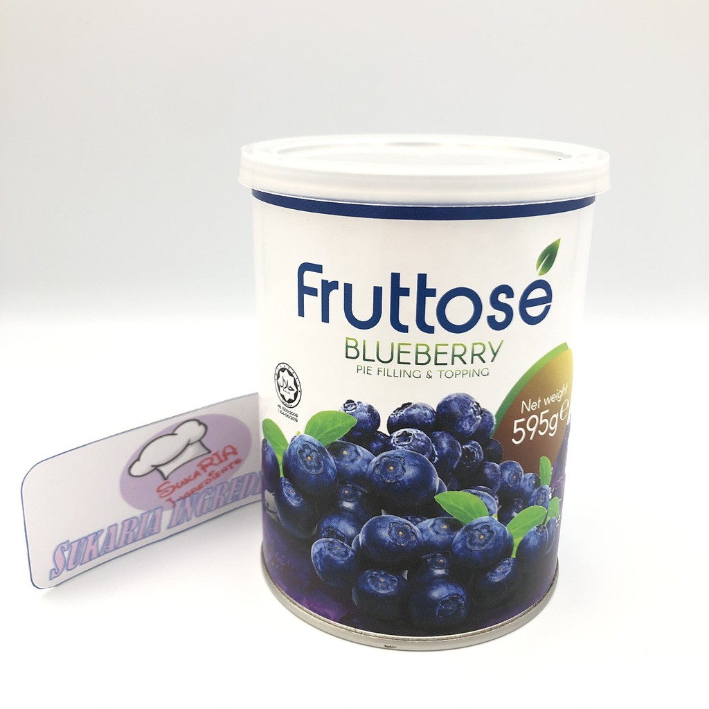 Fruttose Pie Filling & Topping 595g Blueberry / Strawberry / Raspberry / Mango 芒果 蓝莓 草莓 覆盆子 果酱 ...