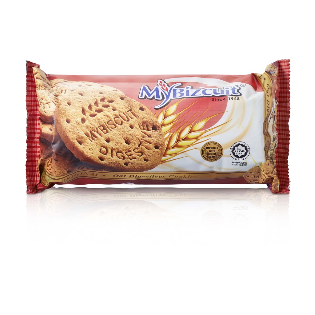 MyBizcuit Digestives Wholemeal Biscuit 250g x 5 packets | Shopee Malaysia