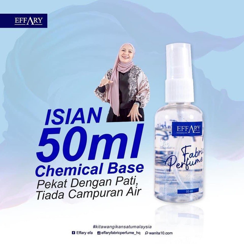 EFFARY FABRIC PERFUME 50ml | PURE PATI 🔥 | Shopee Malaysia