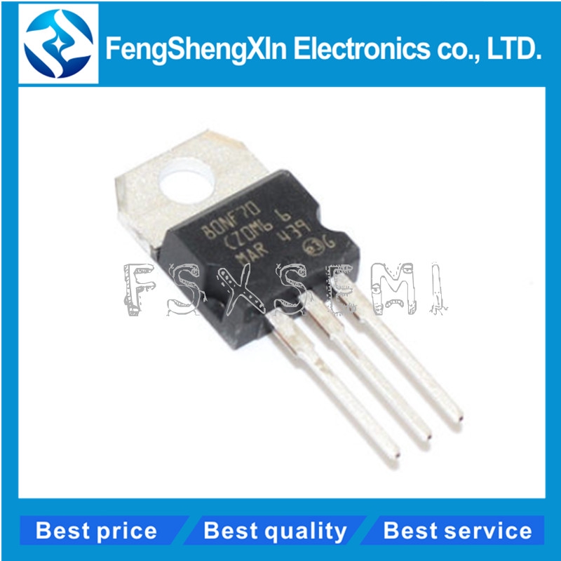 Set of 10 Mosfet Stp80Nf70 P80Nf70 To-220 80nf70 Mosfet Specialized ...