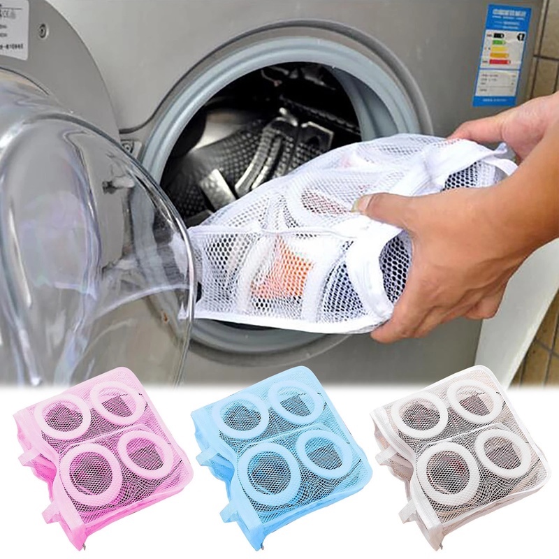 Durable Zipper Mesh Wash Bags Household Washing Machine Bag for ...