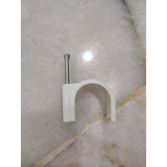 PVC U Clip Saddle with nail 22mm/26mm | Shopee Malaysia