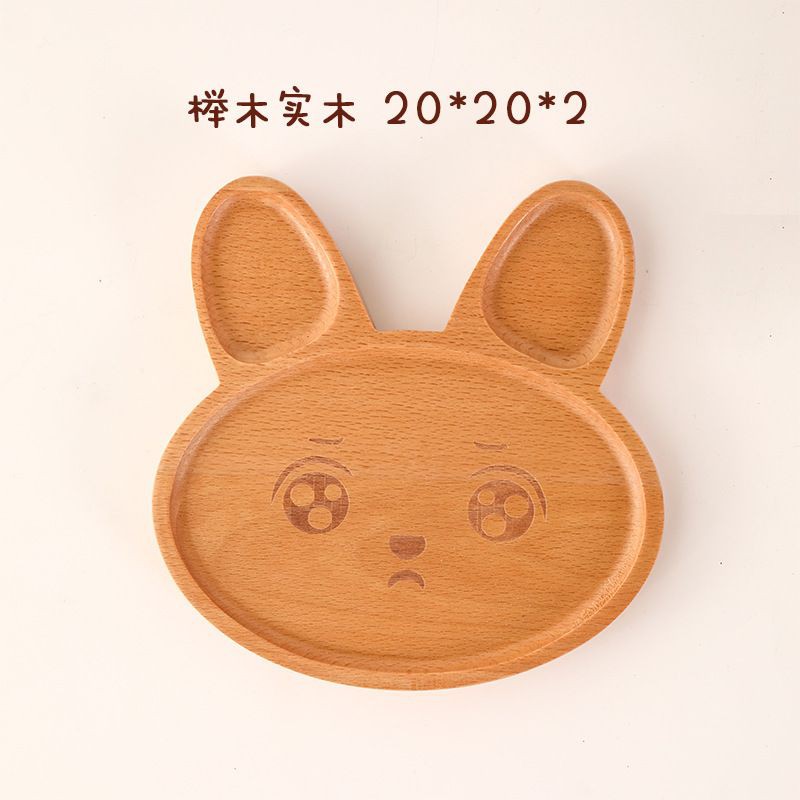 Japanese Wooden Plate Dulang Kayu Kuih Pinggan Kayu Murah Cute Design ...