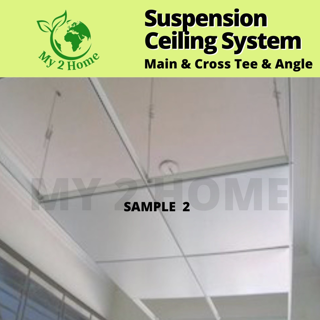 MY2HOME Ceiling Grid System Suspension Ceiling System Main Tee Cross ...