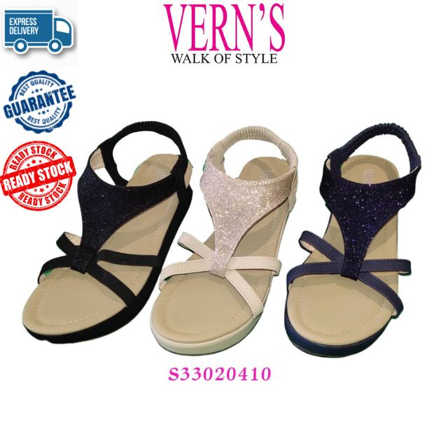 VERN'S Ladies SlingBack Wedges Sandal S33020410 RM79.99 | Shopee Malaysia