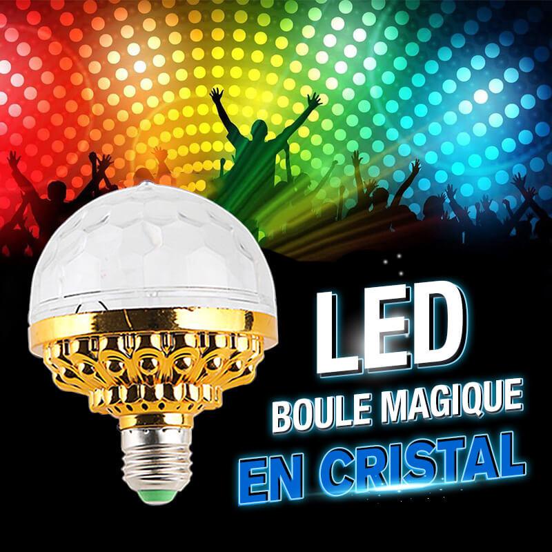 E27 Disco Ball Lamps Decoration Rotating Crystal Magic Ball LED Stage Light Bulb 6W RGB Colorful ...