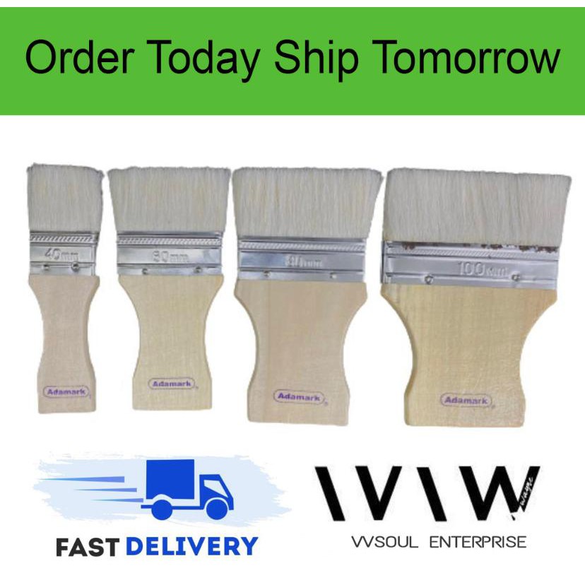 READY STOCK /VARNISH BRUSH /SHELLAC BRUSH /SIZE 4CM 6CM 8CM 10CM ...