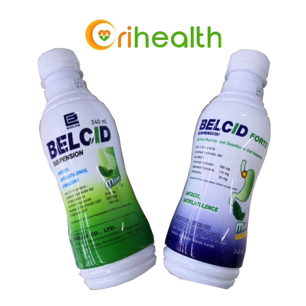 Orihealth Belcid Suspension | Belcid Forte Suspension 240ml | Shopee ...