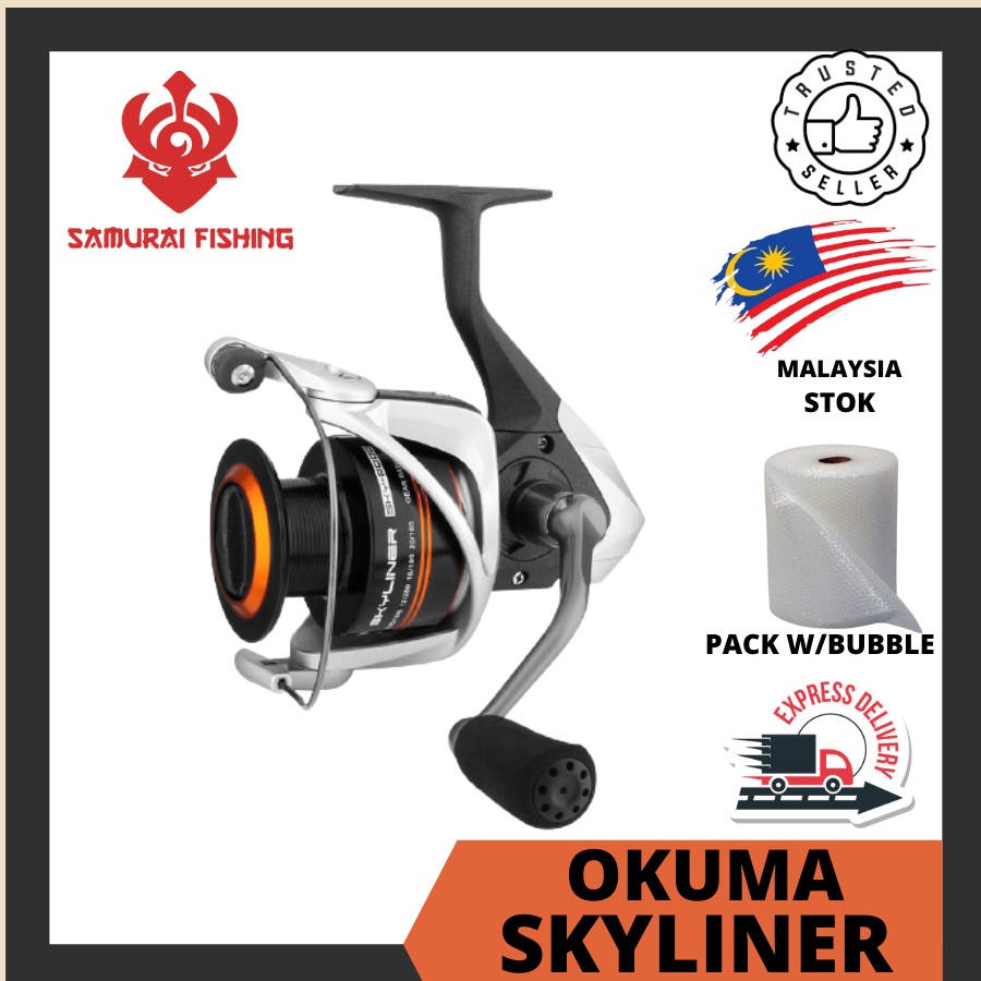 SAMURAI - OKUMA Skyliner Spinning Reel 500 1000 2500 3000 4000 5+1 BB ...