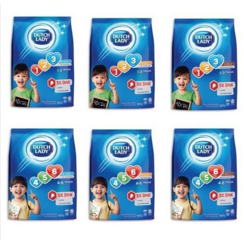 💥SALE💥Dutch Lady 1-3/4-6 years Plain/Honey/Chocolate (850g) | Shopee ...