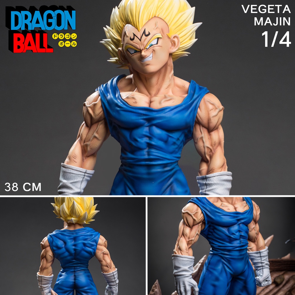 KD Studio Collectibles Dragon Ball Z Kai DBZ Zad Super Saiyan Majin ...