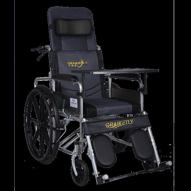 Longevity Spring Wheelchair Elderly Full Recumbent Folding Lightweight ...
