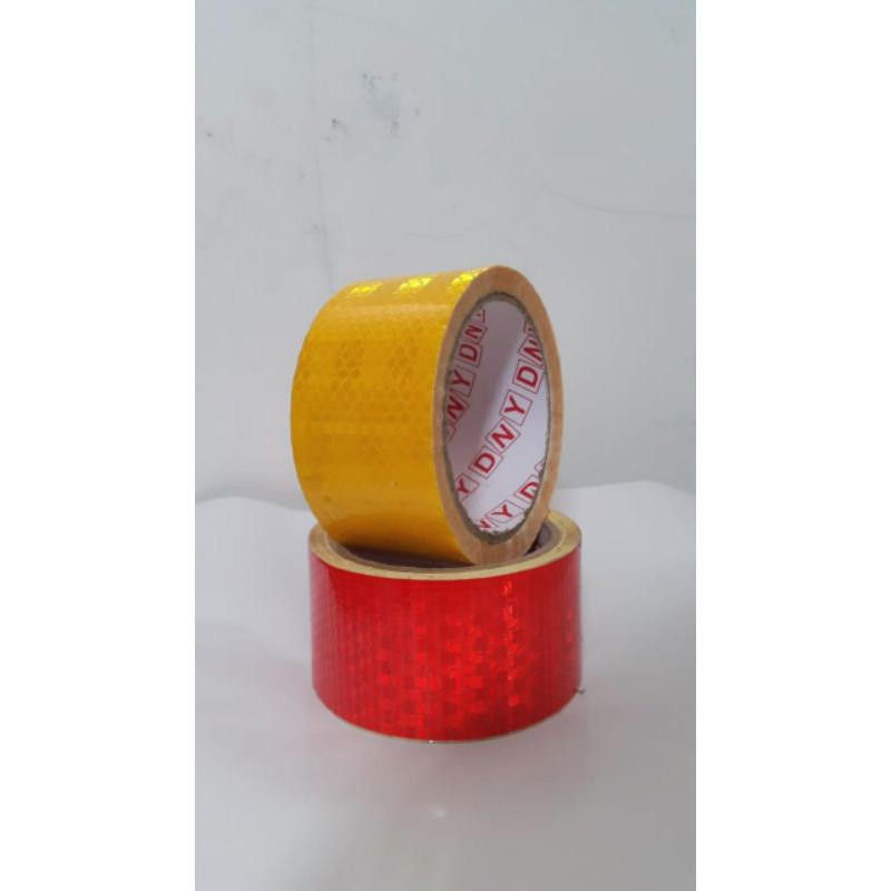 MERAH 5m Truck Variation Duct Tape Sticker (Red Yellow Truck Tailgate ...