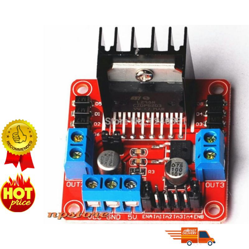 🔥READY STOCK💥L298N Module Dual H Bridge Stepper Motor Driver Board ...