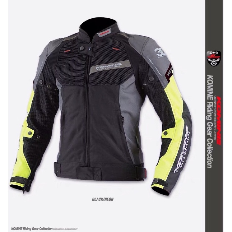Komine JK-079 Safety Riding Jacket | Shopee Malaysia