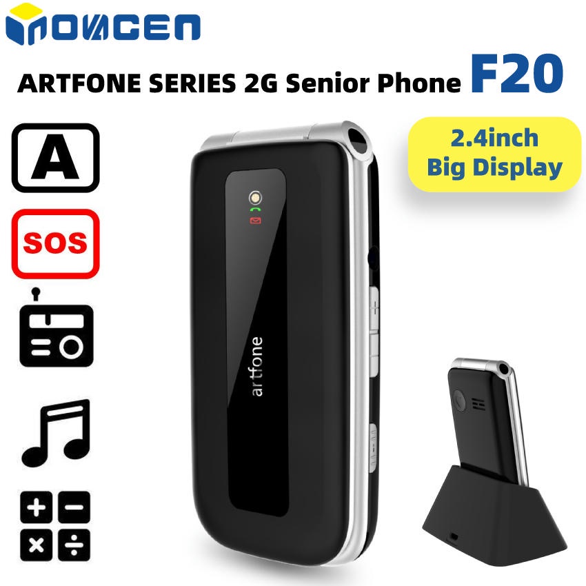 INOVAGEN 2G Senior Phone F20 With Charging Cradle/Speed Dial,2.4inch ...