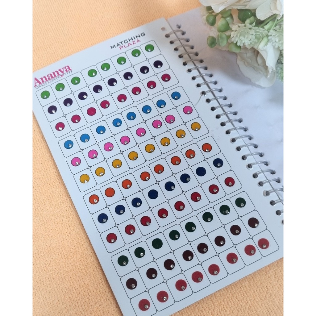 PLAIN WHITE STONE - BINDI BOOKLET - NEW STOCKS!!! READY STOCKS ...