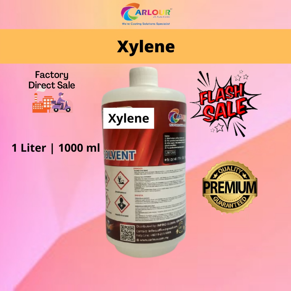 Raw Material Xylene 99% Purity Original Raw Solvent / 1 Liter / CARLOUR ...