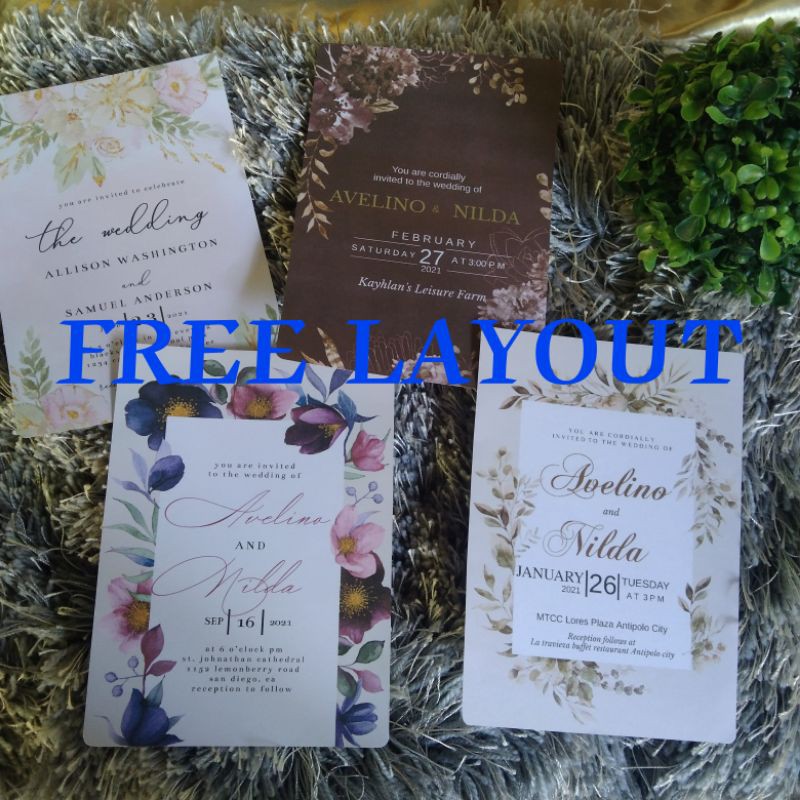 Invitation card Invitation Card | Shopee Malaysia