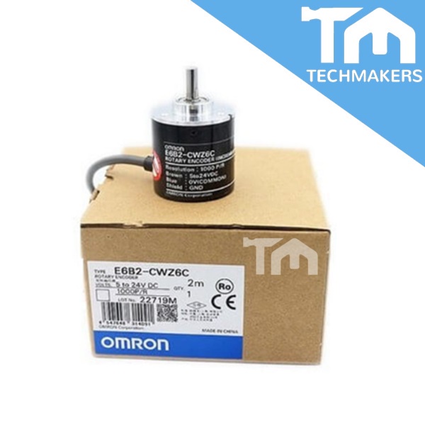 500 PPR Omron Rotary Encoder E6B2-CWZ6C E6B2 6mm Shaft 5 to 24V DC High ...