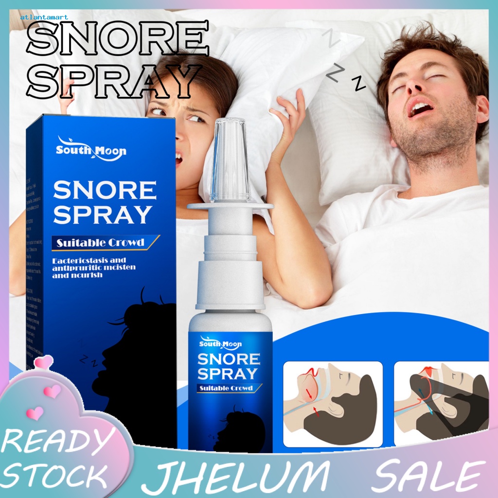 atlantamart Air Permeable Snoring Spray Stop Snore Throat Relief ...