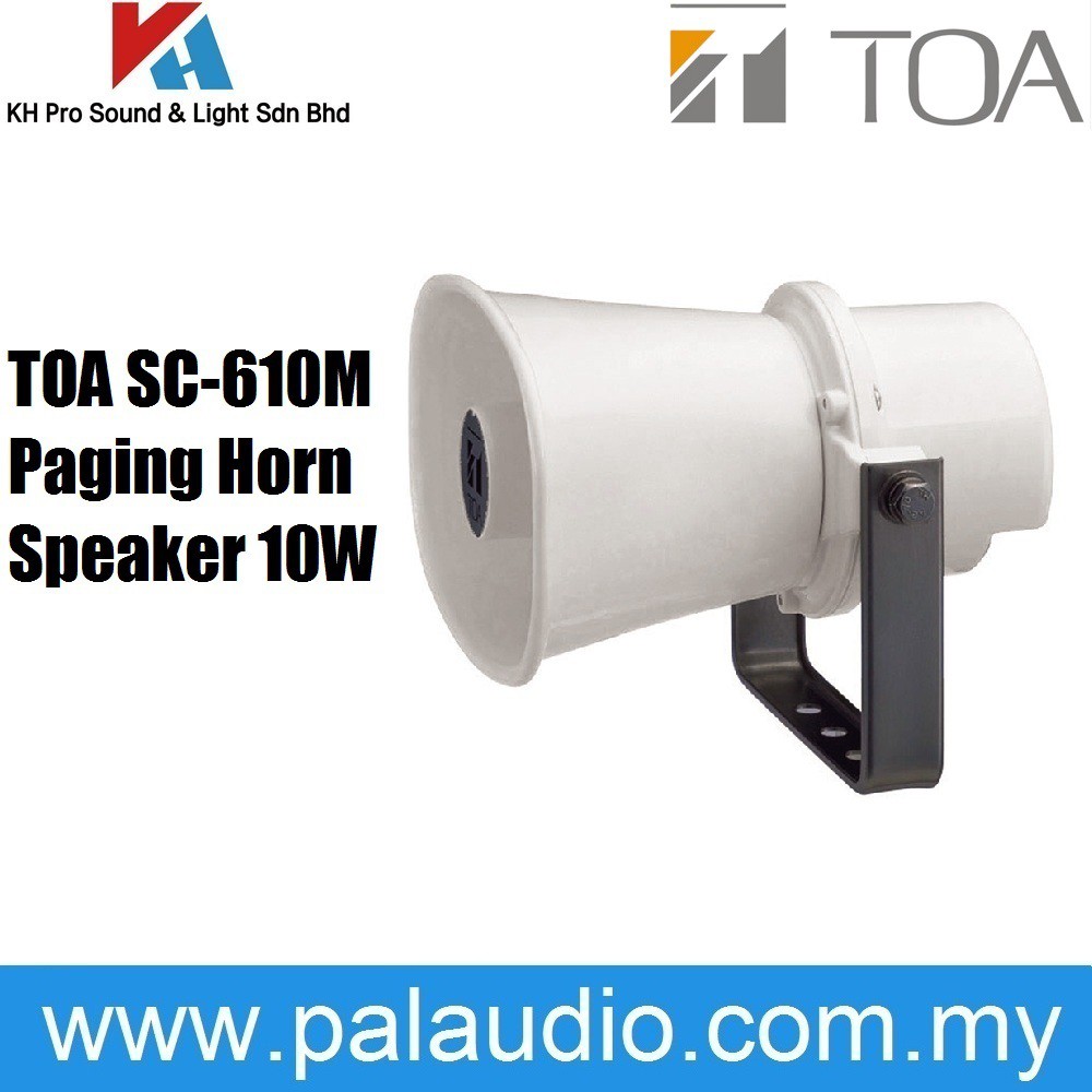 TOA SC-610M Paging Horn Speaker 10W (SC610M) IP65 Weatherproof | Shopee Malaysia