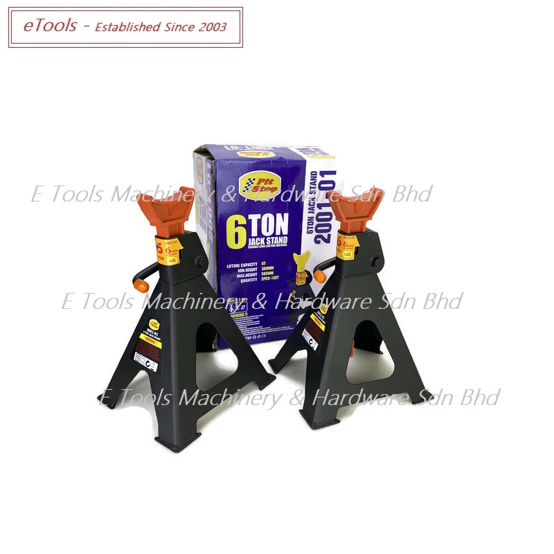 PIT STOP HEAVY DUTY 6 TON SERVICE JACK STAND - 2 PCS | Shopee Malaysia