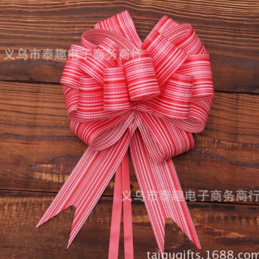 (1PCS) 12CM 18CM Ready Made Ribbon Bow / Pull Ribbon Bow / Ribbon Tarik ...