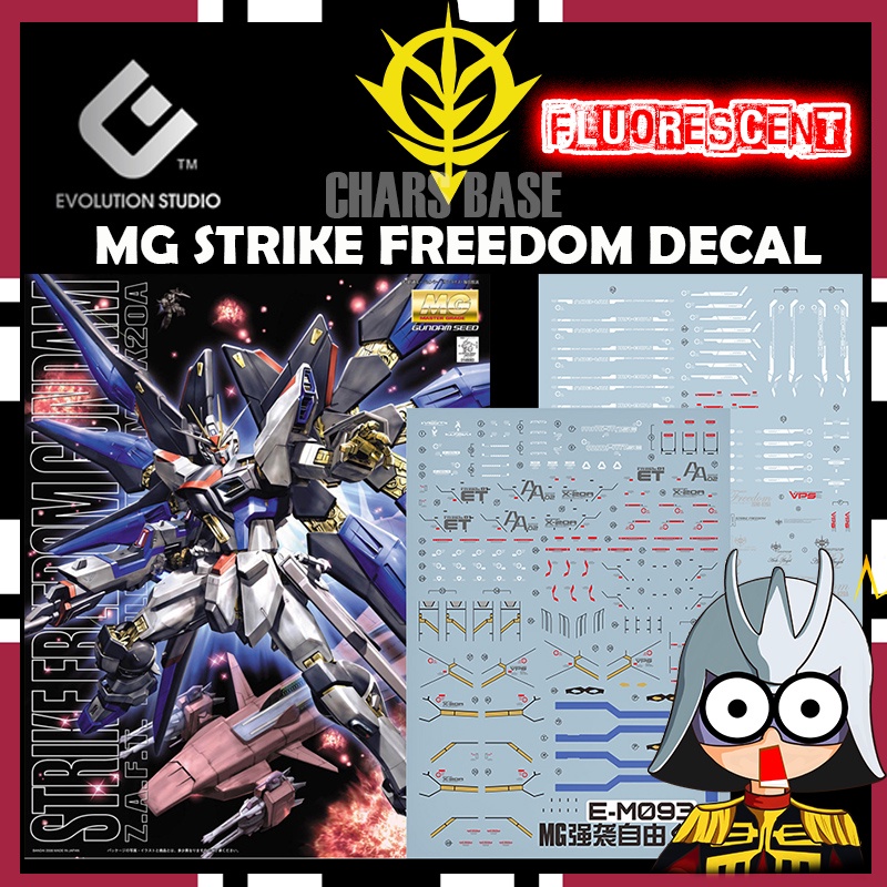 EVO DECAL MG STRIKE FREEDOM FLUORESCET DECAL | Shopee Malaysia