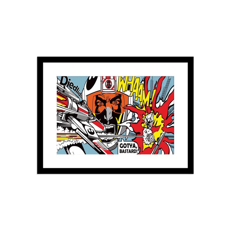 💥READY STOCK💥Roy Lichtenstein Whaam! Star Wars Color Screenprint Poster ...