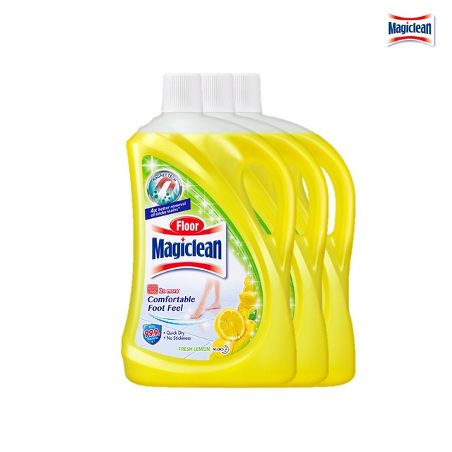 [Bundle of 3] MAGICLEAN Floor Cleaner Lemon (2000ml) | Shopee Malaysia