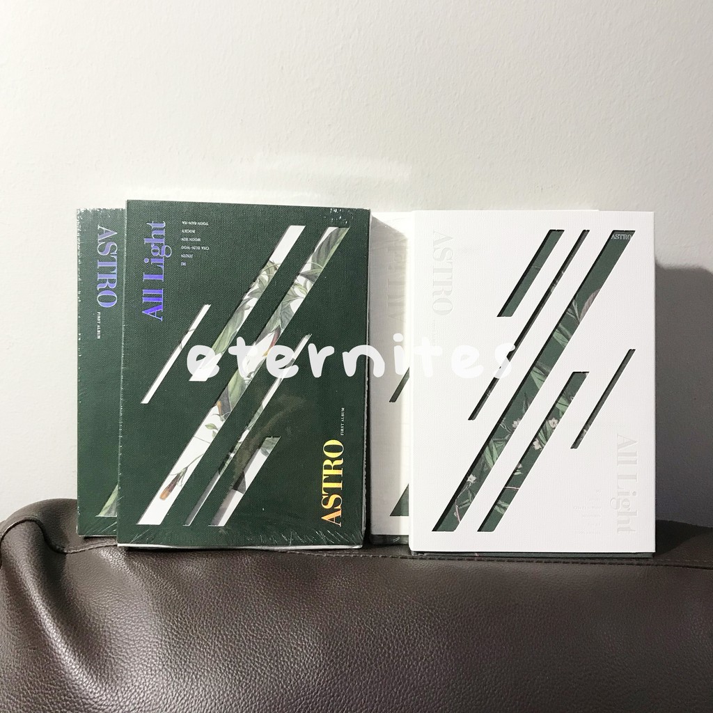 Astro 1st Album - All Light (Green & White Ver. )+Rocky Lyrics (Read Description) | Shopee Malaysia