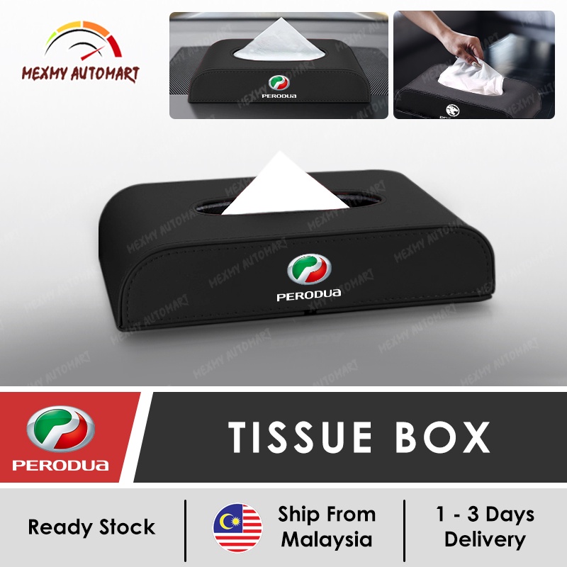 PERODUA Tissue Box Car Holder Myvi Ativa Bezza Alza Axia Aruz Viva ...