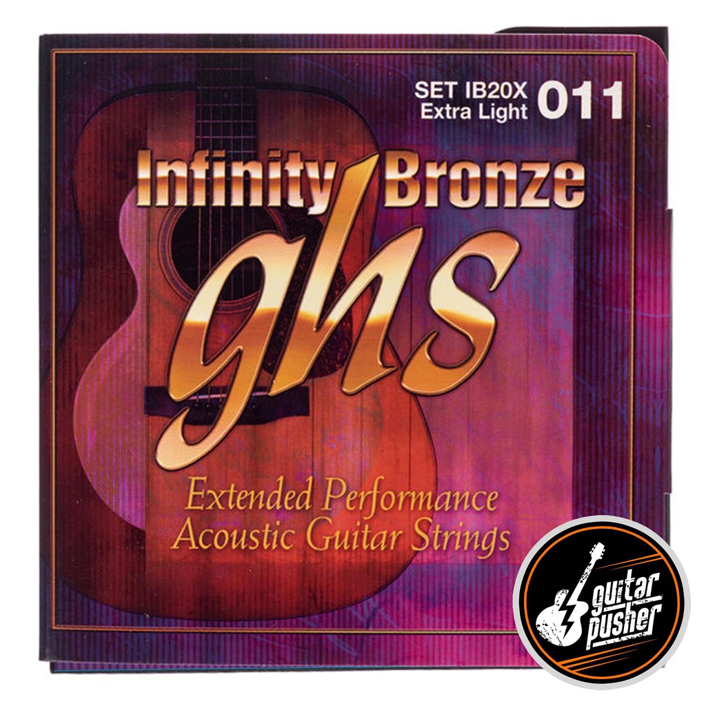 Ghs Infinity Bronze Treated Acoustic Guitar Strings Extended ...
