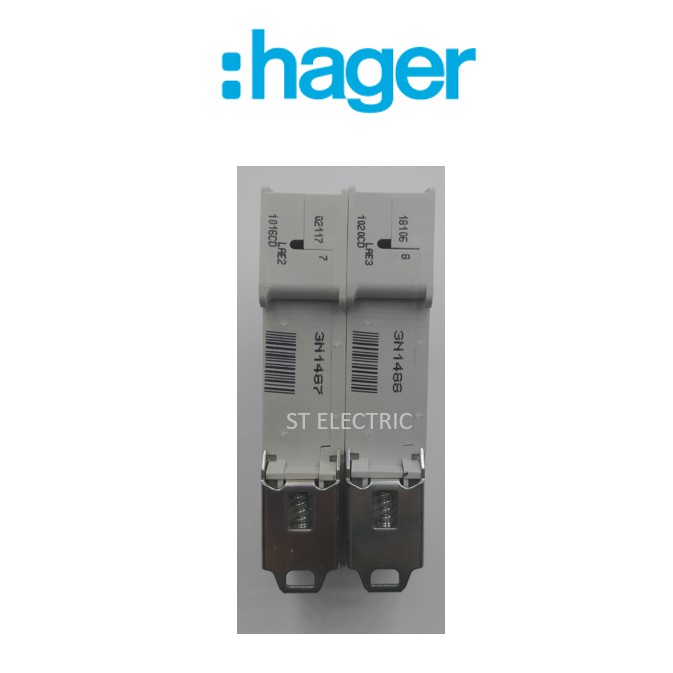 ORIGINAL HAGER MCB MY Series 6A 10A 16A 20A 32A 40A 1 Pole 4.5KA (SIRIM APPROVE) | Shopee Malaysia