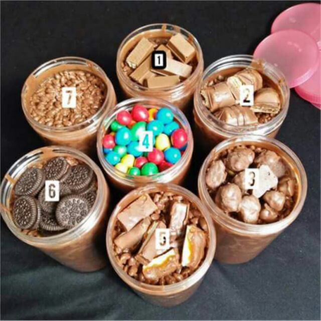 CHOCOJAR MINI PELBAGAI TOPPING | Shopee Malaysia