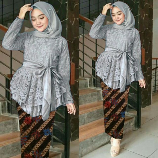 MADE IN INDONESIA BAJU KEBAYA RAYA 2019 RARE CUTE FROM SEBERANG BATIK ...