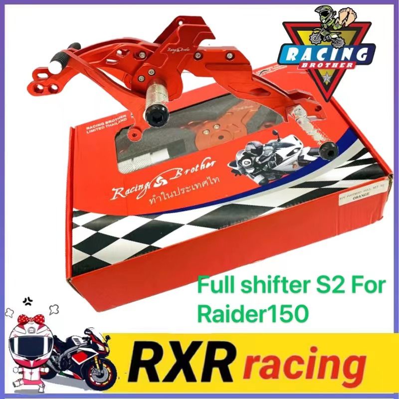 Full Shifter S2 For Raider150 Carb or Fi Rear set Racing brother ...